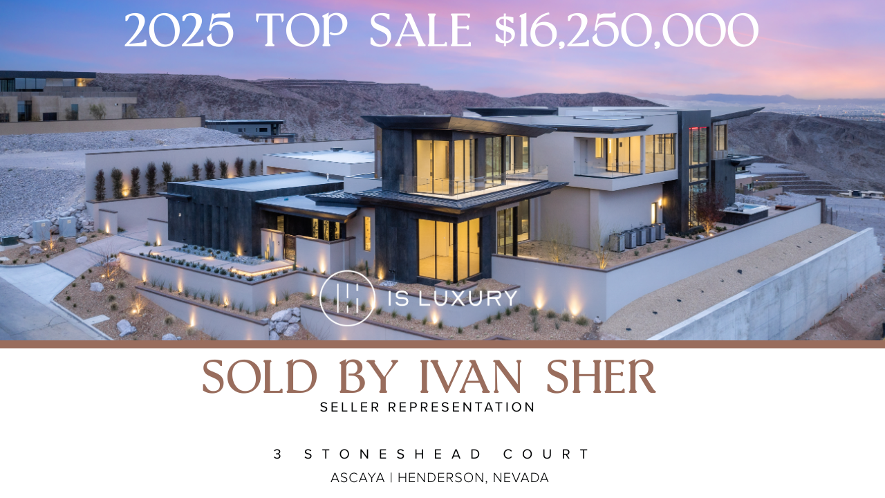 Ivan Sher Ranked #1 Real Estate Agent in Nevada by RealTrends 2026 | IS ...